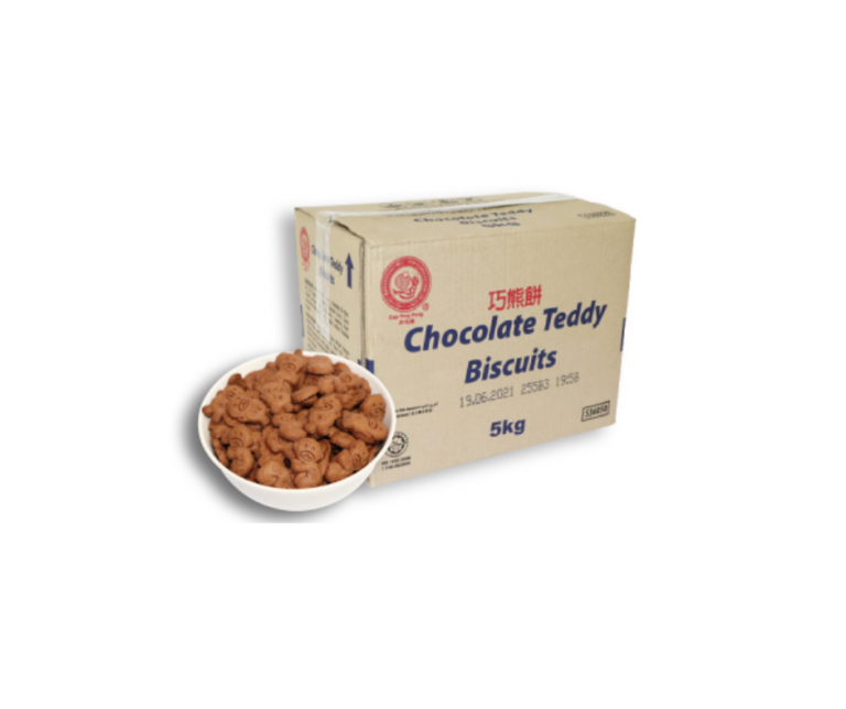 Hup Seng Chocolate Teddy Biscuits (5kg) - CHA YI TRADING SDN. BHD.