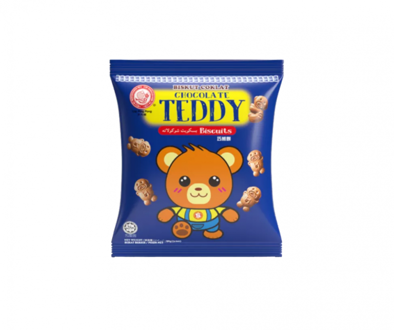 Chocolate Teddy Biscuits (24x120g) - CHA YI TRADING SDN. BHD.